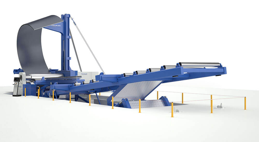 Plate Bending for Wind Towers | European Technology Center